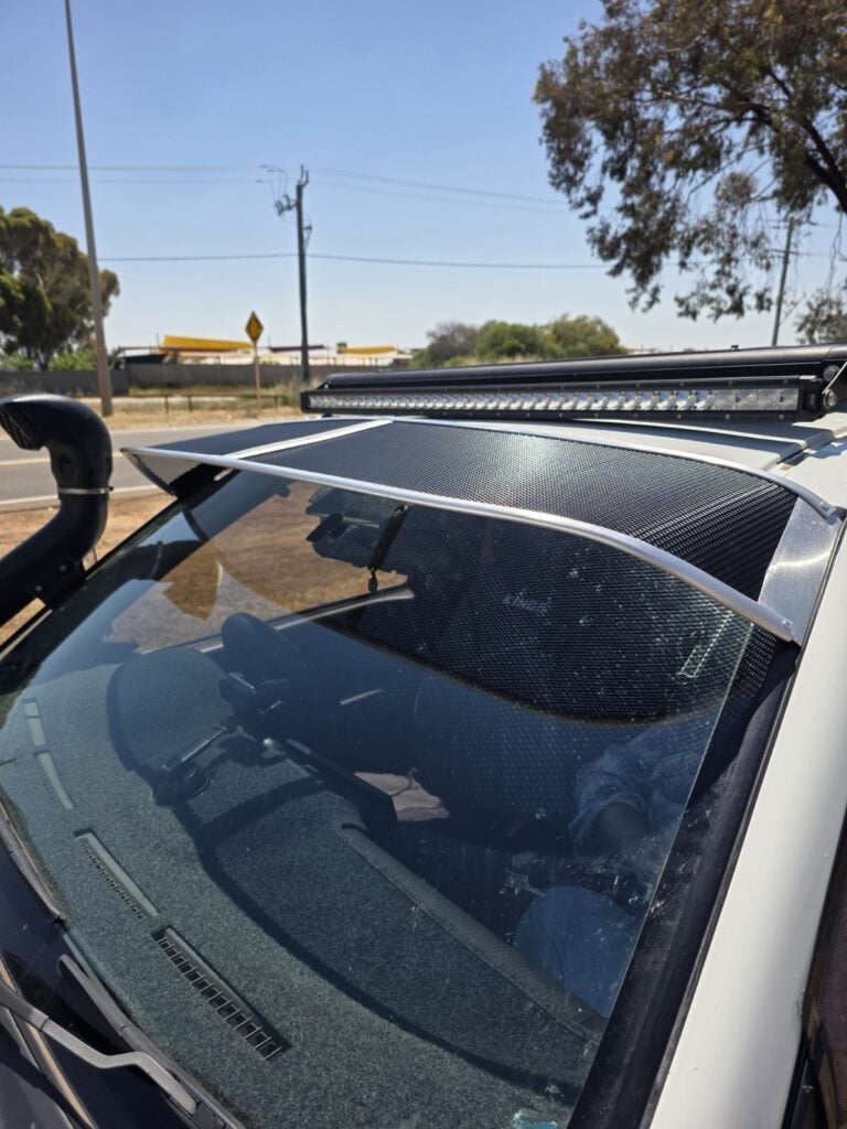 Holden Rodeo/Colorado 2003 to 2012 Mesh Windscreen Sunvisor - Roof Rack ...