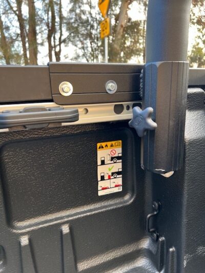 Ford Ranger Next Gen 2022 on 76mm All bar Trade Rack (rear rack only ...