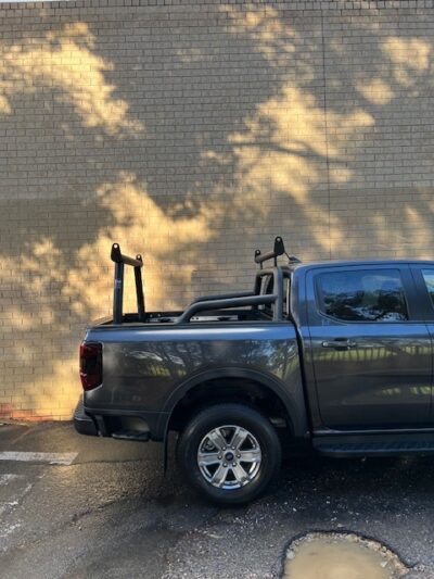 Ford Ranger Next Gen 2022 on Rear Trade Rack and Front Adaptor bar ...