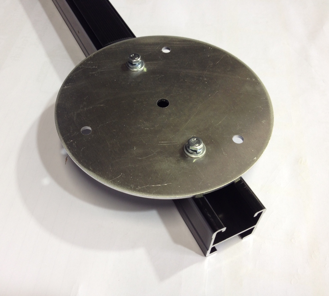 Alloy Beacon Plate for Rotating Lights fits Rhino-Rack Heavy Duty Bar ...