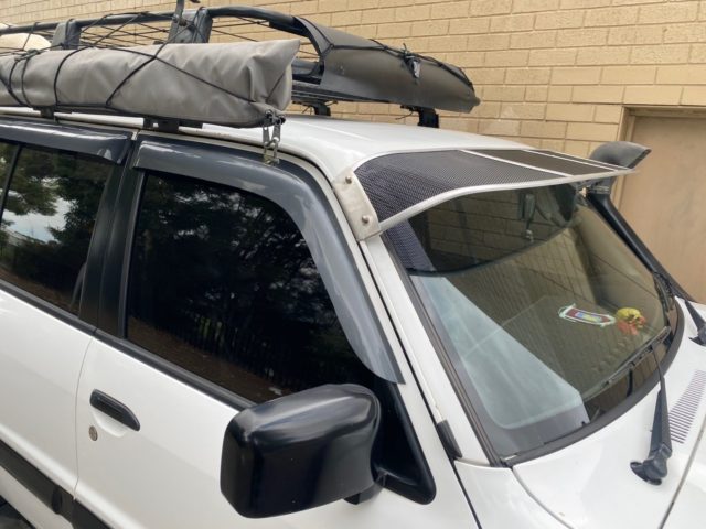 Nissan GU Patrol Mesh Windscreen Sunvisor - Roof Rack World