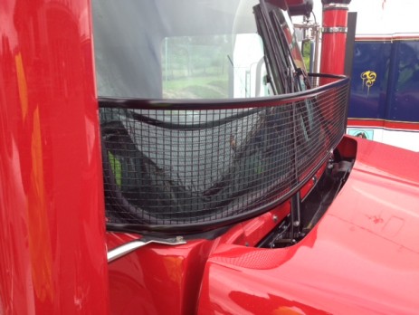 Kenworth T659 -T909 Black Windscreen Stone Guard - Roof Rack World