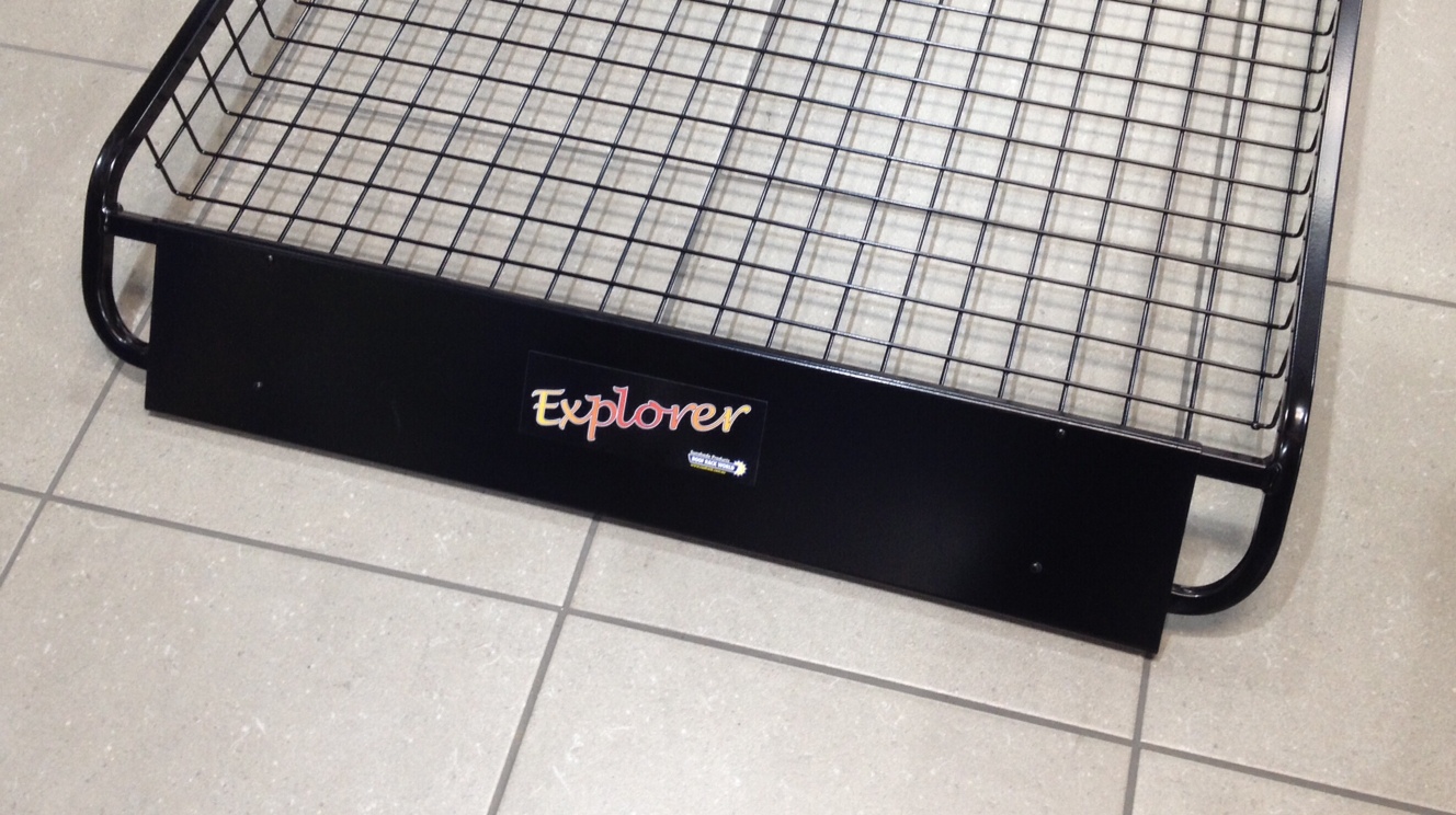 Steel Mesh Tray / Basket Explorer Medium 1.35 x 1.0 x 0.12m - Roof Rack ...