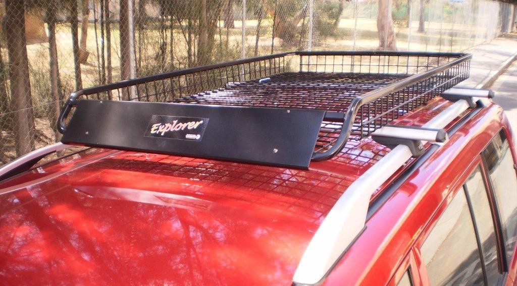 Steel Mesh Tray / Basket Explorer Large 1.65 x 1.0 x 0.12m - Roof Rack ...