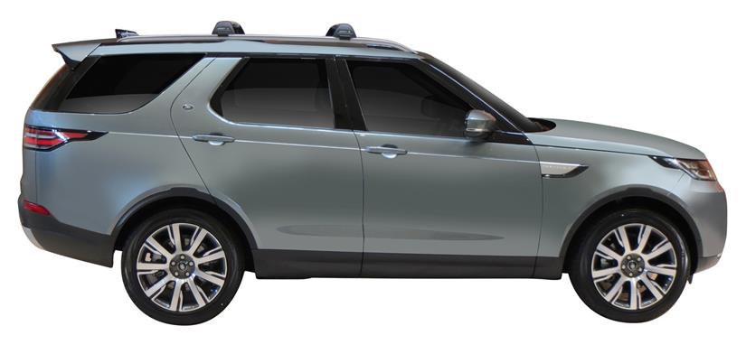 Land Rover Discovery 5 with Flush Rails 2017on Yakima Flush Bars (pr ...