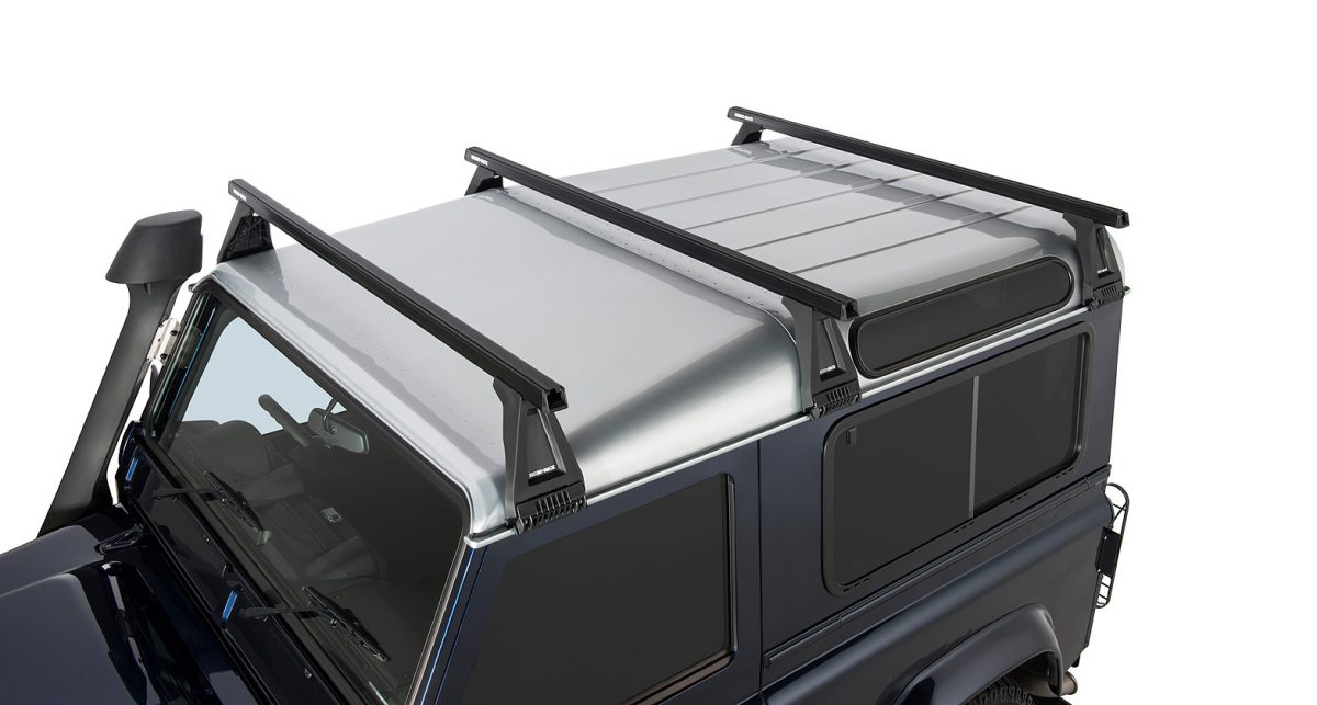 LandRover Defender 110-130 (1993-2020) Commercial Rhino Black 3 Bars ...