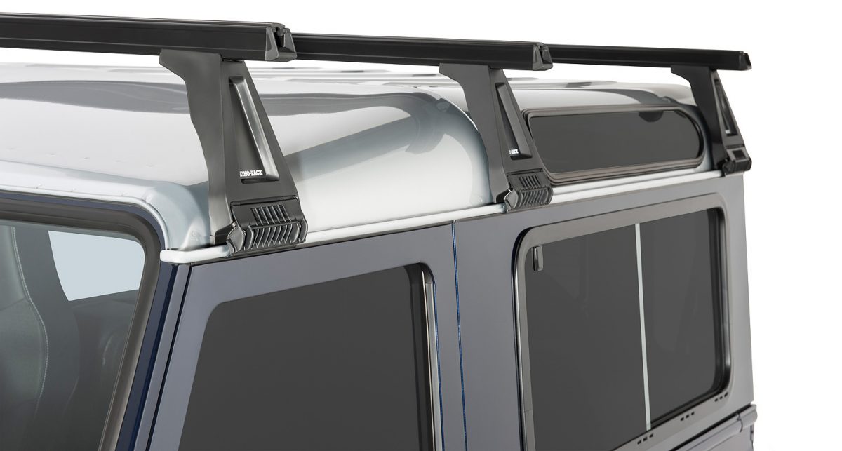 LandRover Defender 110-130 (1993-2020) Commercial Rhino Black 3 Bars ...