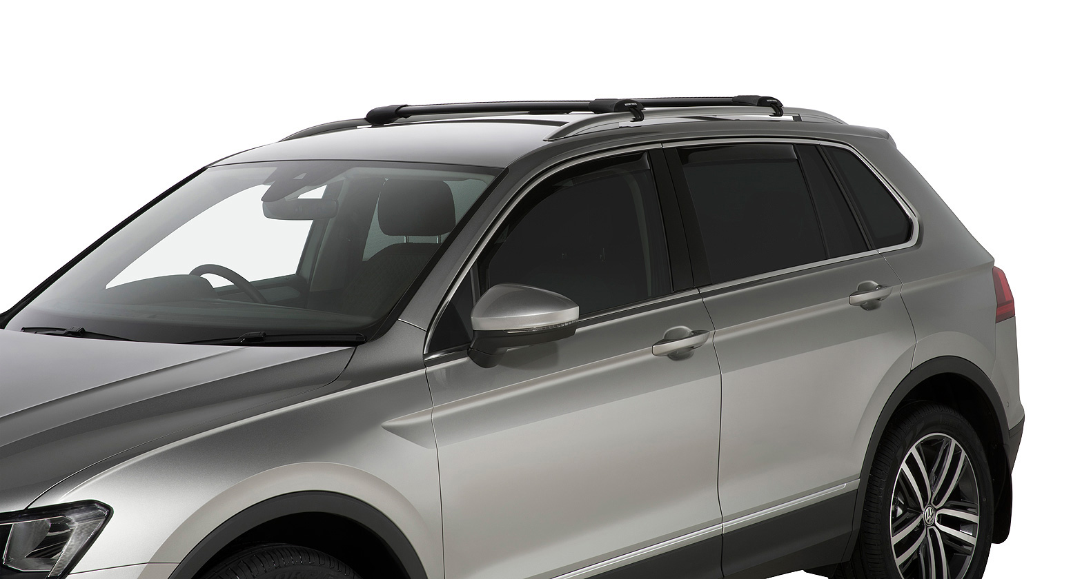 VOLKSWAGEN Tiguan Gen2 With Roof Rails 1/2016-12/2025 Vortex StealthBar ...