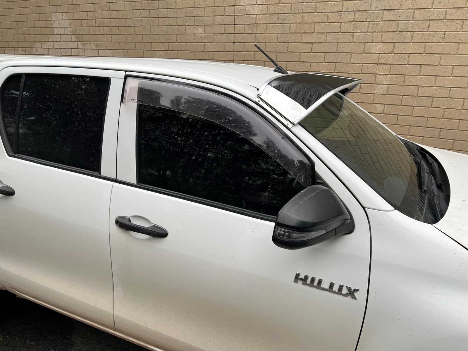 Toyota Hilux Oct 2015on Mesh Windscreen Sunvisor - Roof Rack World