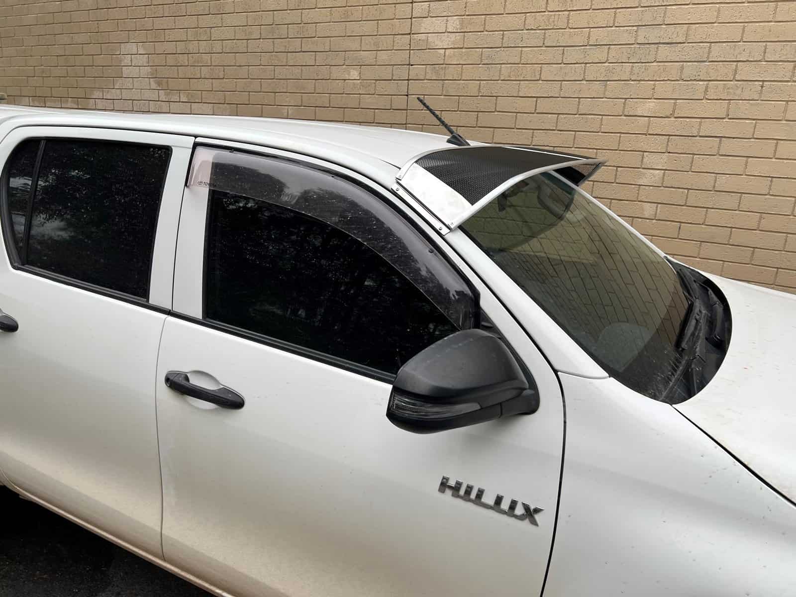 Toyota Hilux Oct 2015on Mesh Windscreen Sunvisor - Roof Rack World