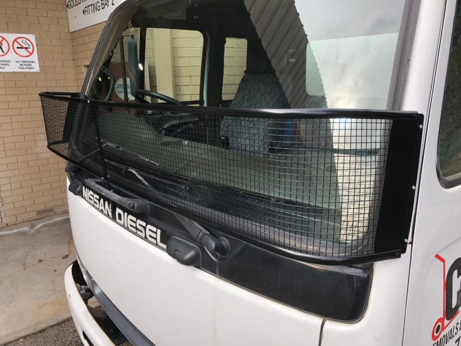 Isuzu FRR-S Black Windscreen Stone Guard (1994-2008) - Roof Rack World