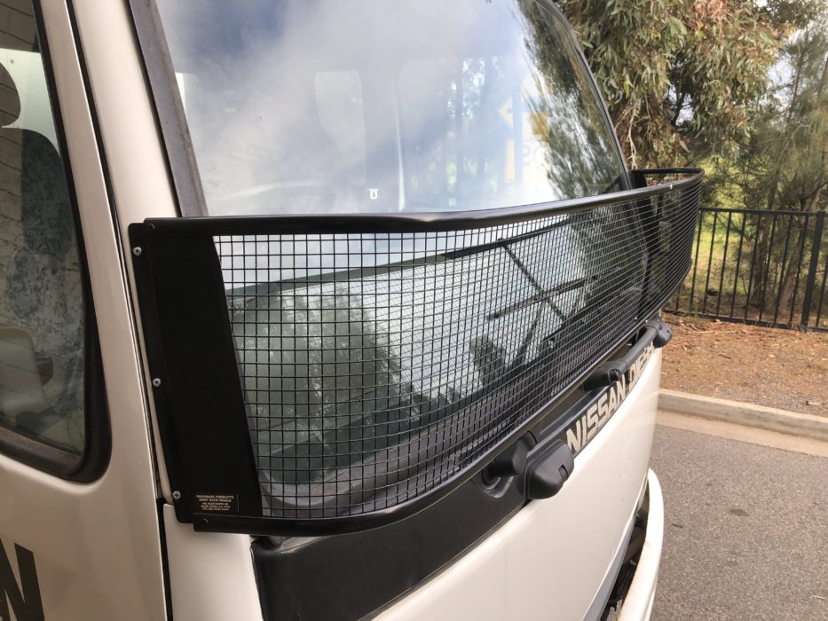 Isuzu FRR-S Black Windscreen Stone Guard (1994-2008) - Roof Rack World