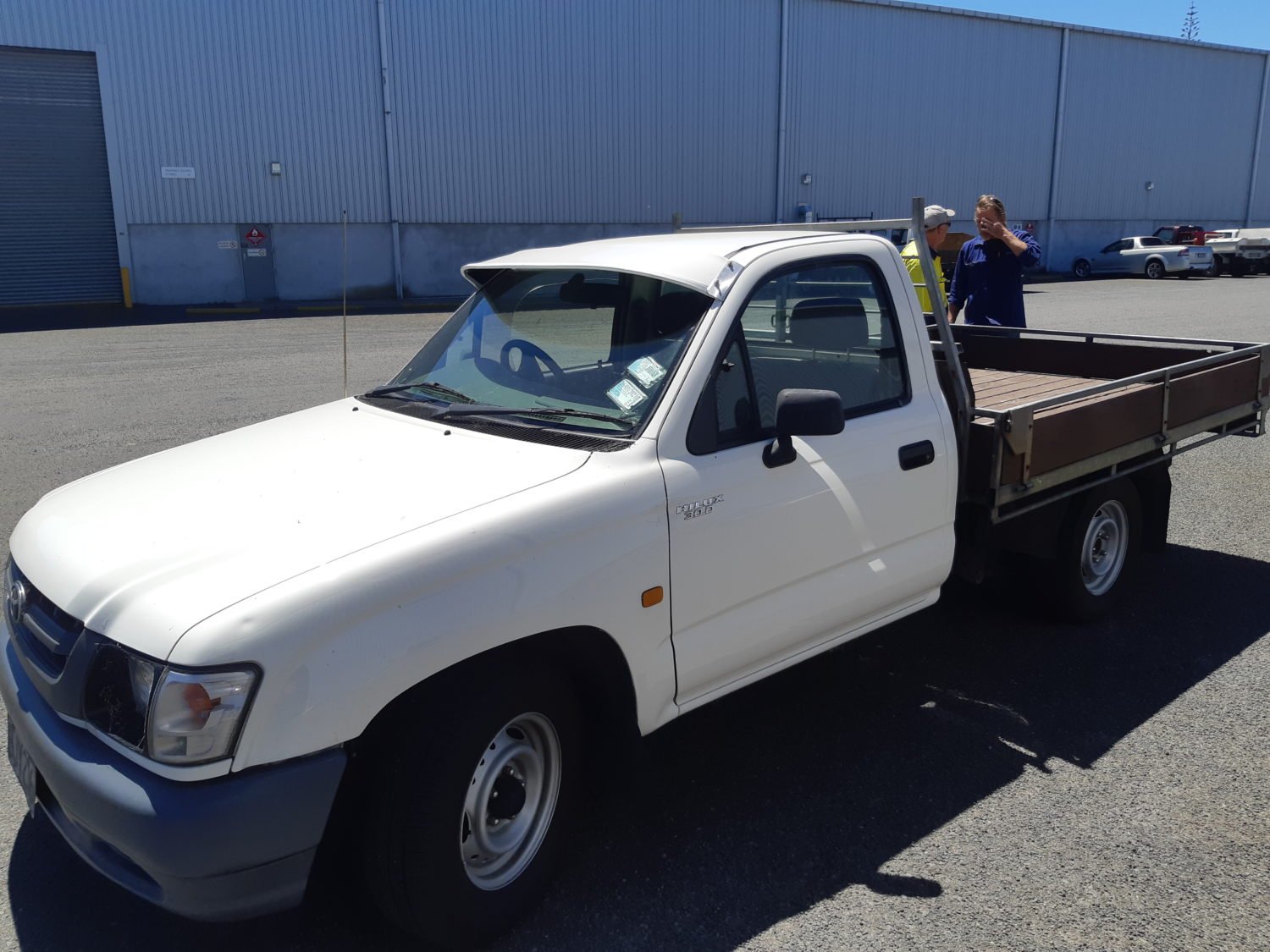 Toyota Hilux Solid Windscreen Sunvisor (10/1997-04/2005) - Roof Rack World