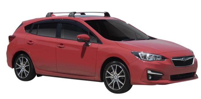 Subaru Impreza 5dr Hatch Yakima Flush Bar Roof Racks (Jan 2017 - on ...