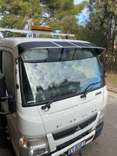 Mitsubishi/Fuso Canter City Narrow Cab Mesh Windscreen Sunvisor (2015on ...
