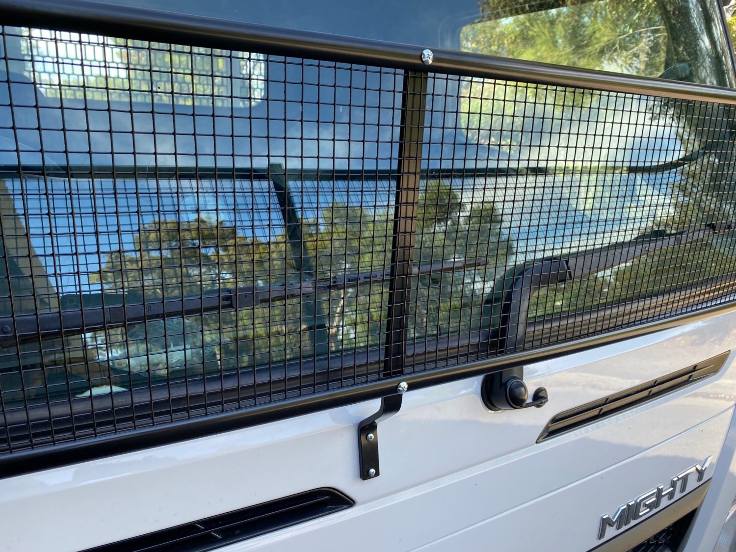 Hyundai Mighty 2018on Black Windscreen Stone Guard - Roof Rack World