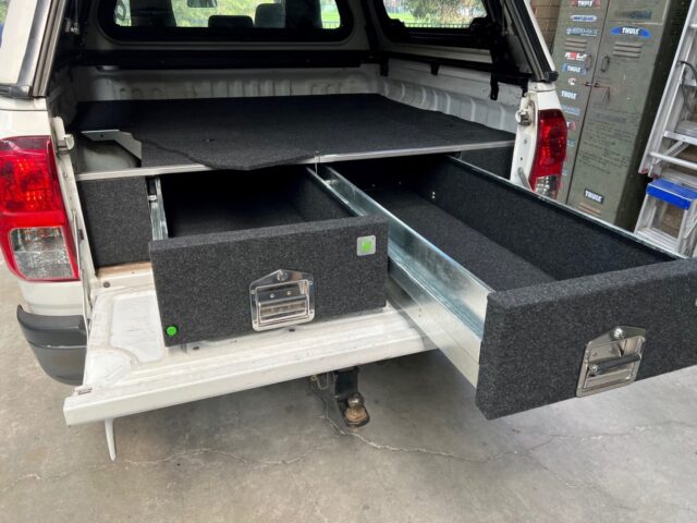 Twin Drawer Storage System & Wing Kit Combo (1350mm) (COMBO1350) - Roof ...