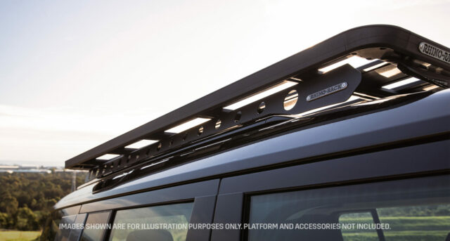 Land Rover Defender 110 2020on (with factory tracks) RLDB1 Rhino-Rack ...