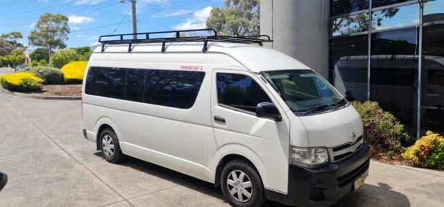Toyota Hiace SLWB 2005- 05/2019 Tradesman Roof Rack 3.3 x 1.4m - Roof ...