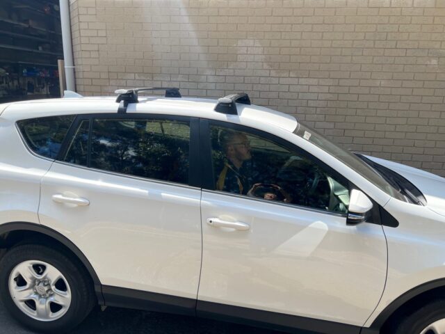 Toyota RAV4 GX (no factory rails) 2019on Thru Yakima Black Roof Racks ...