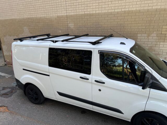 Ford Transit Custom Gen 1 02/14 – 02/2024 LWB 4 bar Trademax Crossbars ...