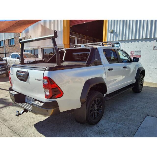 Toyota Hilux Rogue Dual Cab 2021on Rear Roller Shutter Trade Rack ...