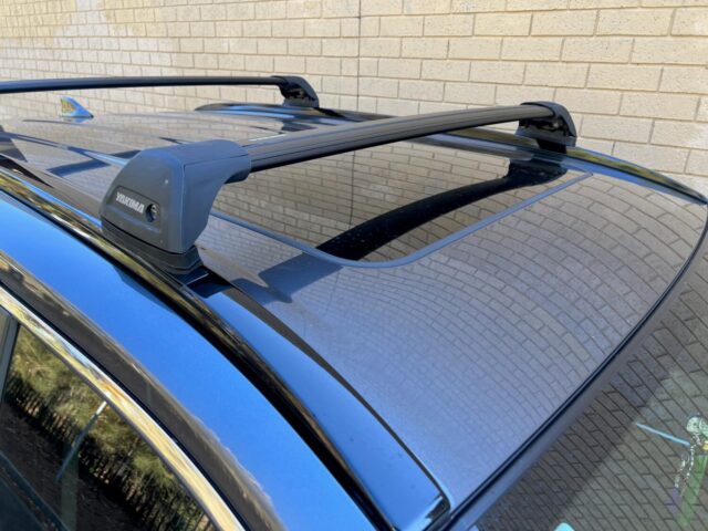 Toyota Rav4 (with factory rails) 05/19on Yakima Flush Black Bars (pr ...