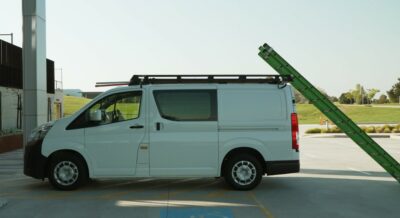 Toyota Hiace LWB 2019 - On Wedgetail Trade Rack (3000x1600mm) (with ...
