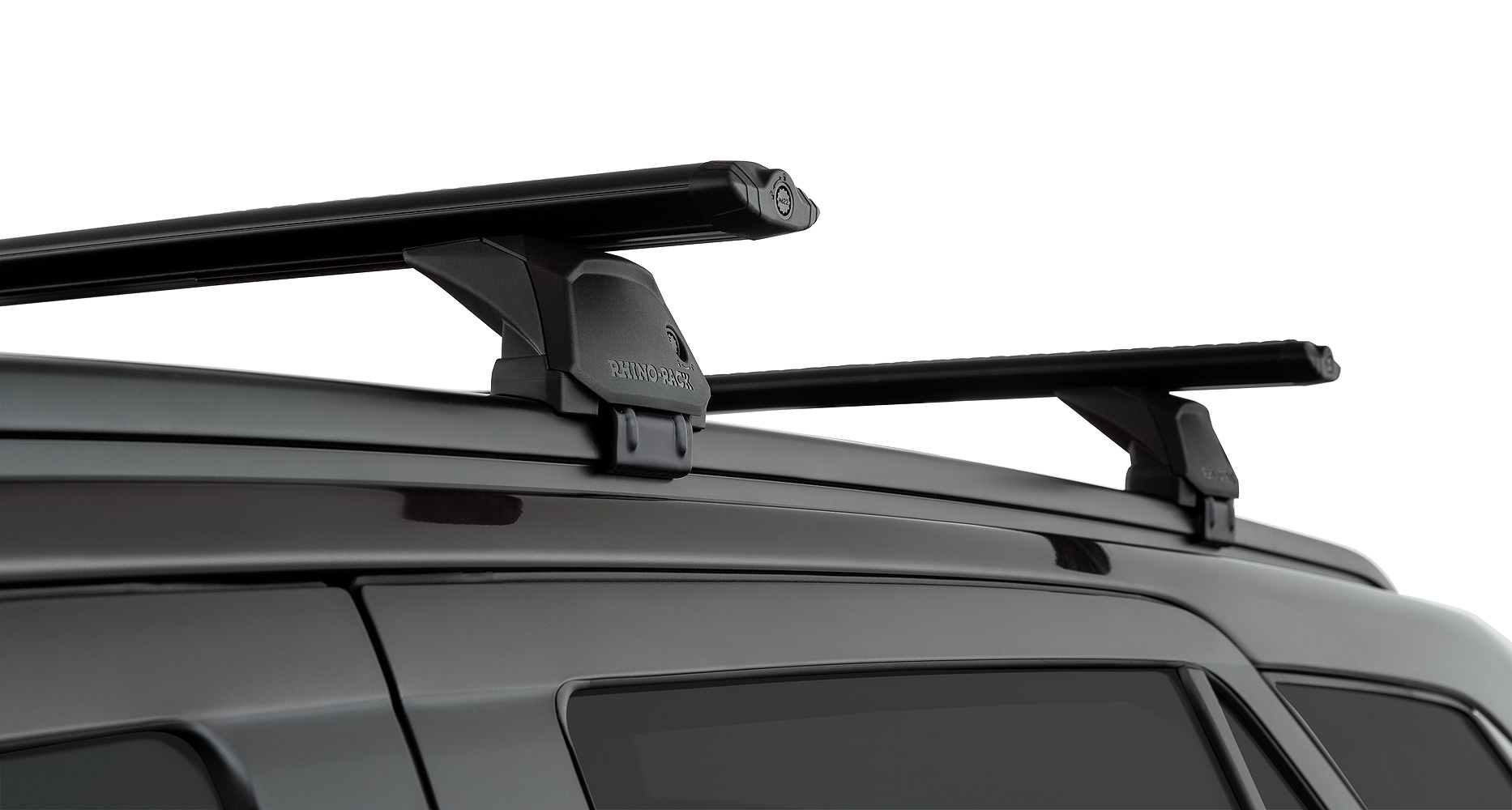 FORD Everest U704 With Flush Rails 1/2022 Onwards Sportz RX200 Black 2 Bar Roof Rack (JC-04580 ...