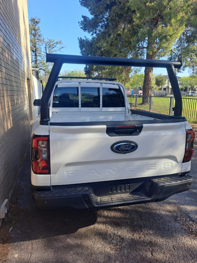 Ford Ranger Next Gen XL 2022on 2 Bar Roof Rack System Series plus Trade ...