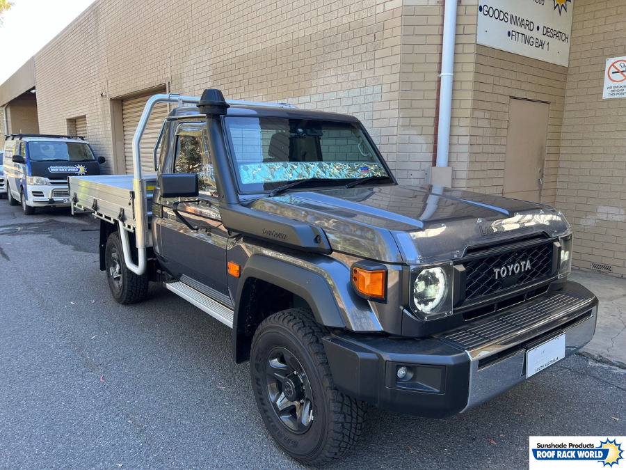Toyota LandCruiser 70-79 Series - Bonnet anti-glare strip | Solarscreen ...