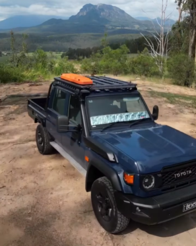Toyota LandCruiser 70-79 Series - Bonnet anti-glare strip | Solarscreen ...