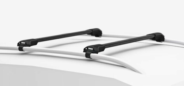 Ford Everest Next Gen Oct 2022on (with raised rails) Thule Wingbar Edge ...