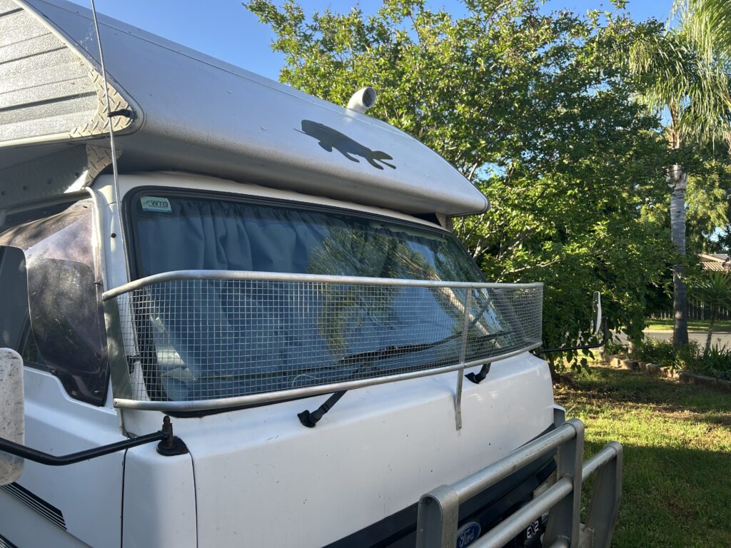 Ford Trader 1980-1989 Silver Windscreen Stone Guard - Roof Rack World