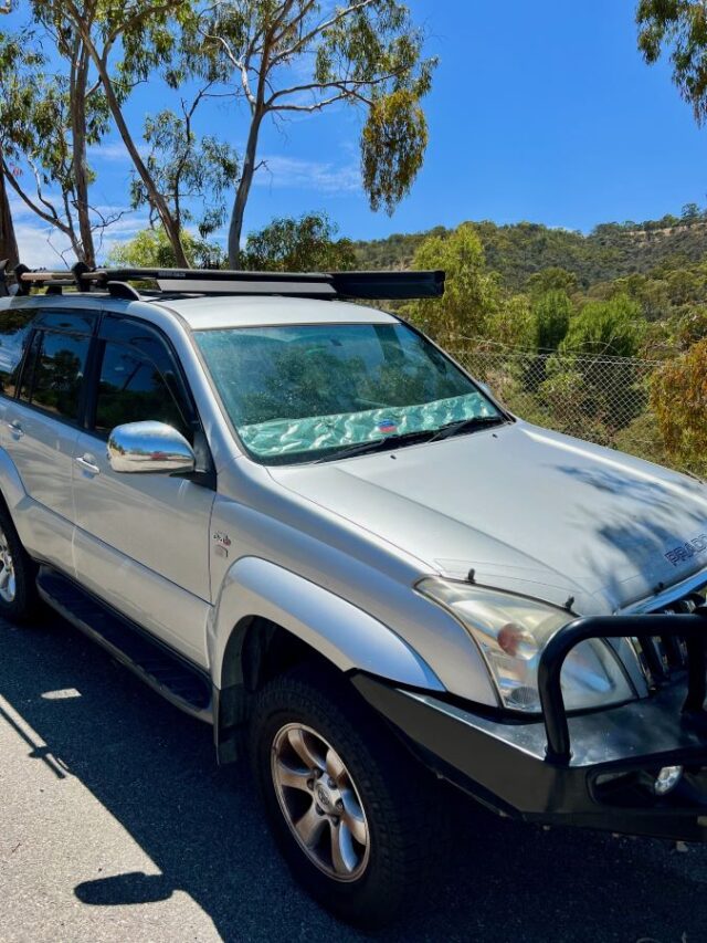 Toyota Prado 120 Series - Bonnet anti-glare strip | Solarscreen Dash ...