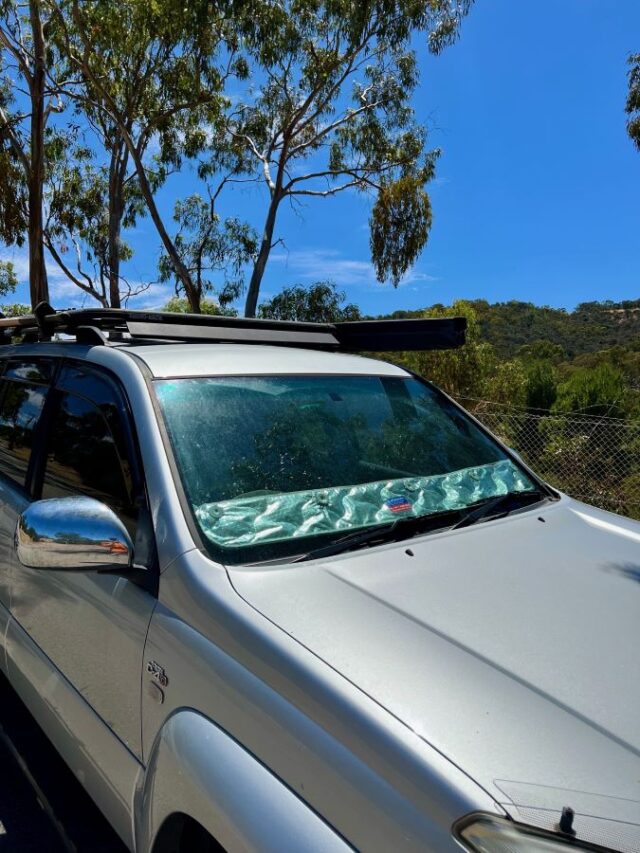 Toyota Prado 120 Series - Bonnet anti-glare strip | Solarscreen Dash ...