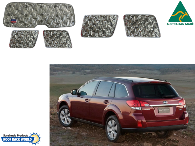 Subaru Outback Gen 4 (2009-2014) | Solarscreen Touring Set - Roof Rack ...