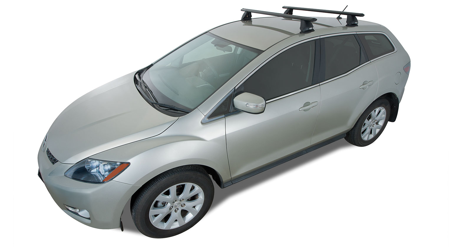 MAZDA CX-9 12/2007-6/2016 Sportz 2500 Black 2 Bar FMP Roof Rack (JC-04189) - Roof Rack World