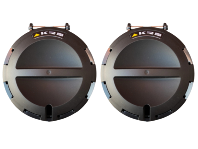 KRS Lockable Bazooka Black End Cap 150mm (ea) (2 Pack) - Roof Rack World