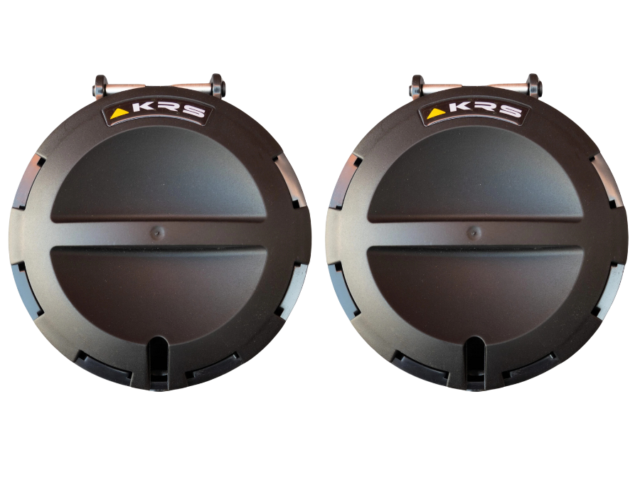 KRS Lockable Bazooka Black End Cap 150mm (ea) (2 Pack) - Roof Rack World