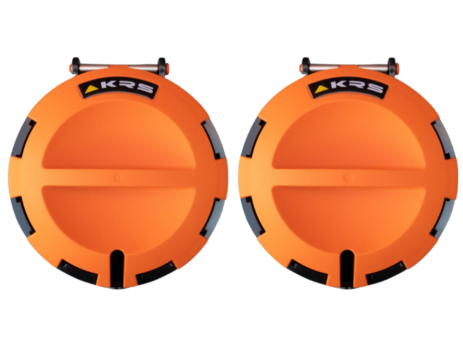 KRS Lockable Bazooka Orange End Cap 150mm (2 Pack) - Roof Rack World