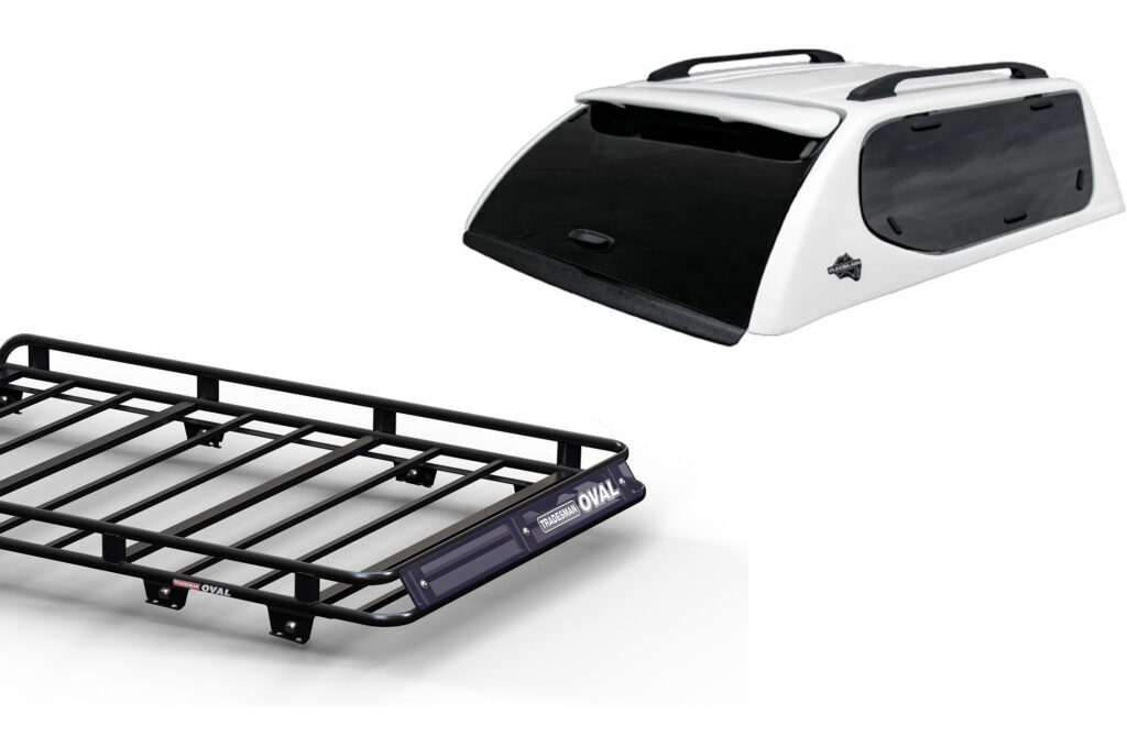 Flexiglass Flexisport Dual Cab Oval Steel Canopy Roof Rack - Roof Rack ...