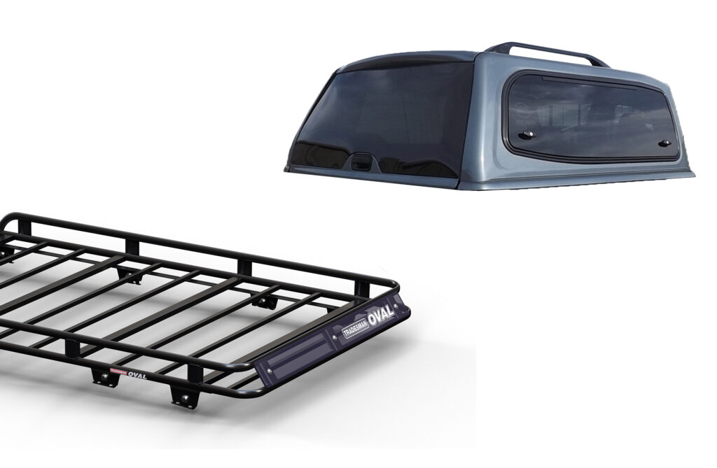 SMM V2 Dual Cab Oval Steel Canopy Roof Rack - Roof Rack World