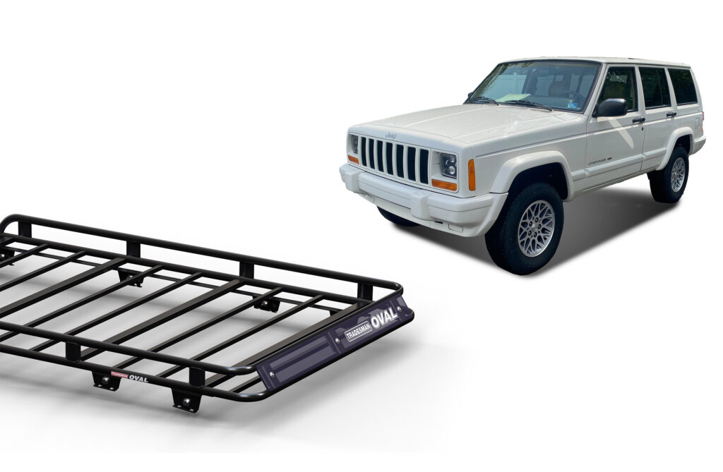 Jeep Cherokee XJ 1988 - 1996 Wagon Oval Steel Roof Rack - Roof Rack World