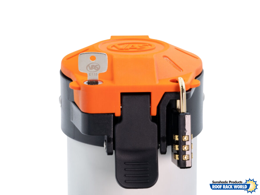 VAS 150mm Locking End Cap (1) Orange (CLC150) - Roof Rack World