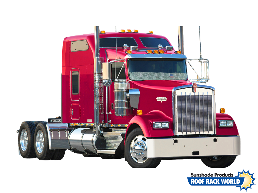 Kenworth W900 - Bonnet anti-glare strip | Solarscreen Dash Shade - Roof ...