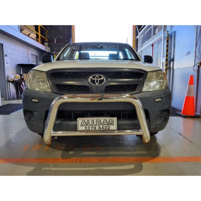 Polished Series II Nudgebar to suit 2011 Toyota Hilux Workmate 2wd ...
