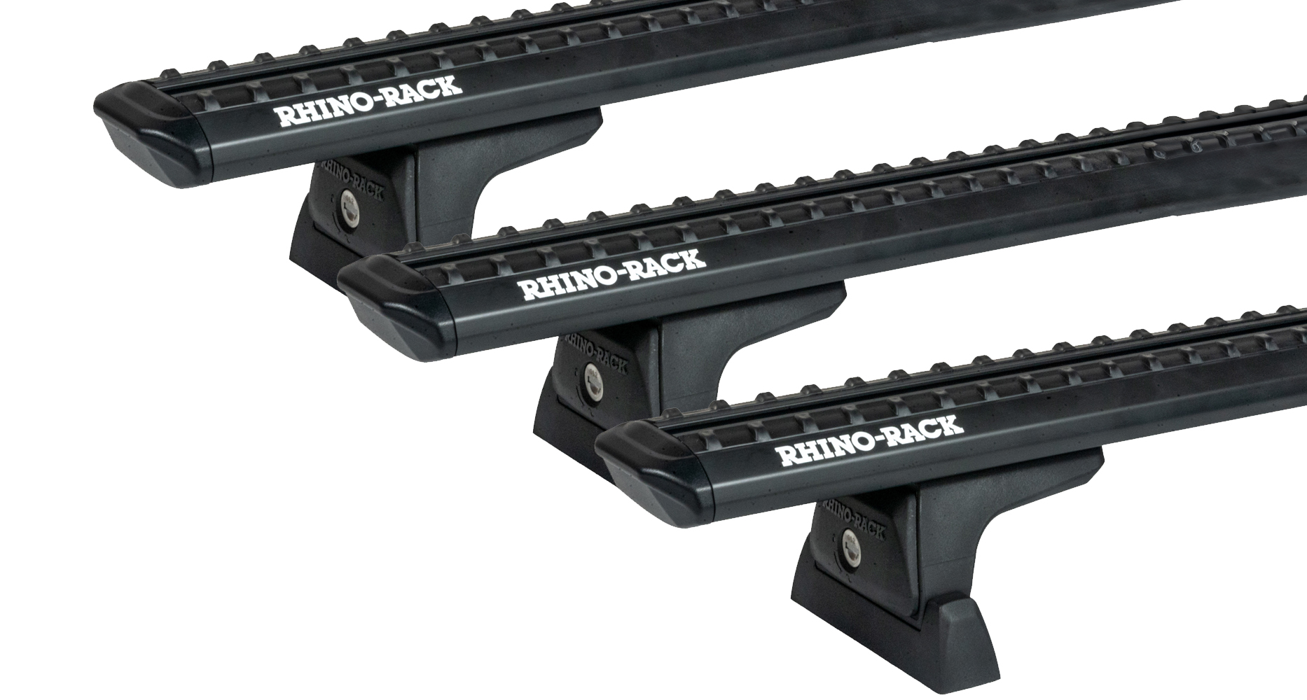 VOLKSWAGEN Transporter T6 LWB (Standard Roof) 12/2015 Onwards Sportz RLT600 Black 3 Bar Roof ...