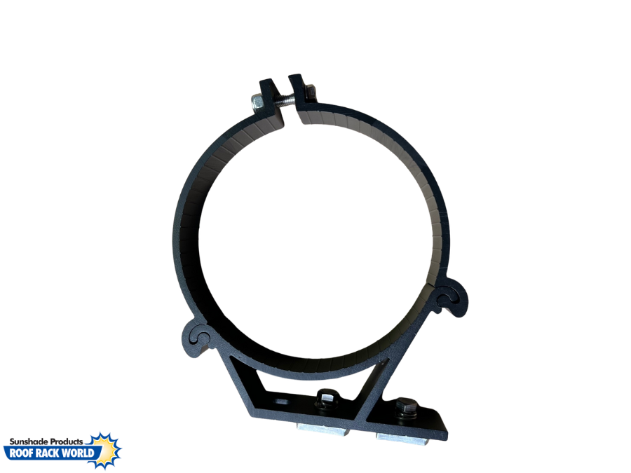 VAS 150mm Black Pipe Clamps (x2) - Roof Rack World