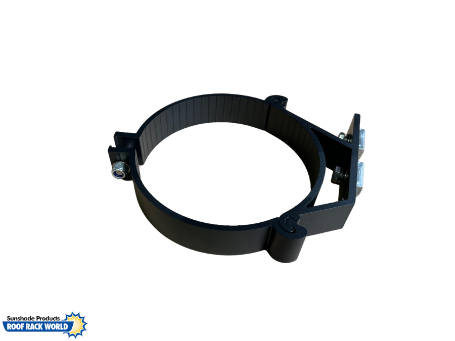 VAS 150mm Black Pipe Clamps (x2) - Roof Rack World